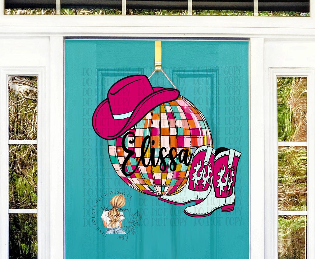 Disco Ball Teacher Door Sign, Printed Teacher Sign, Administrator Sign ...