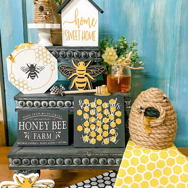 Bee Tray Decor - Etsy