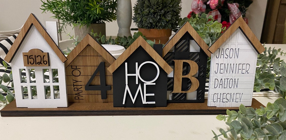 Family Home Decor Family Decor Custom Houses Farmhouse - Etsy