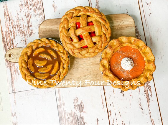 Faux Pies Fake Pie Fake Pumpkin Pie Fake Cherry Pie Fake - Etsy