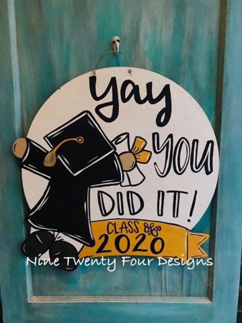 Graduation Grad Door Hanger Graduate Grad Celebration Door - Etsy
