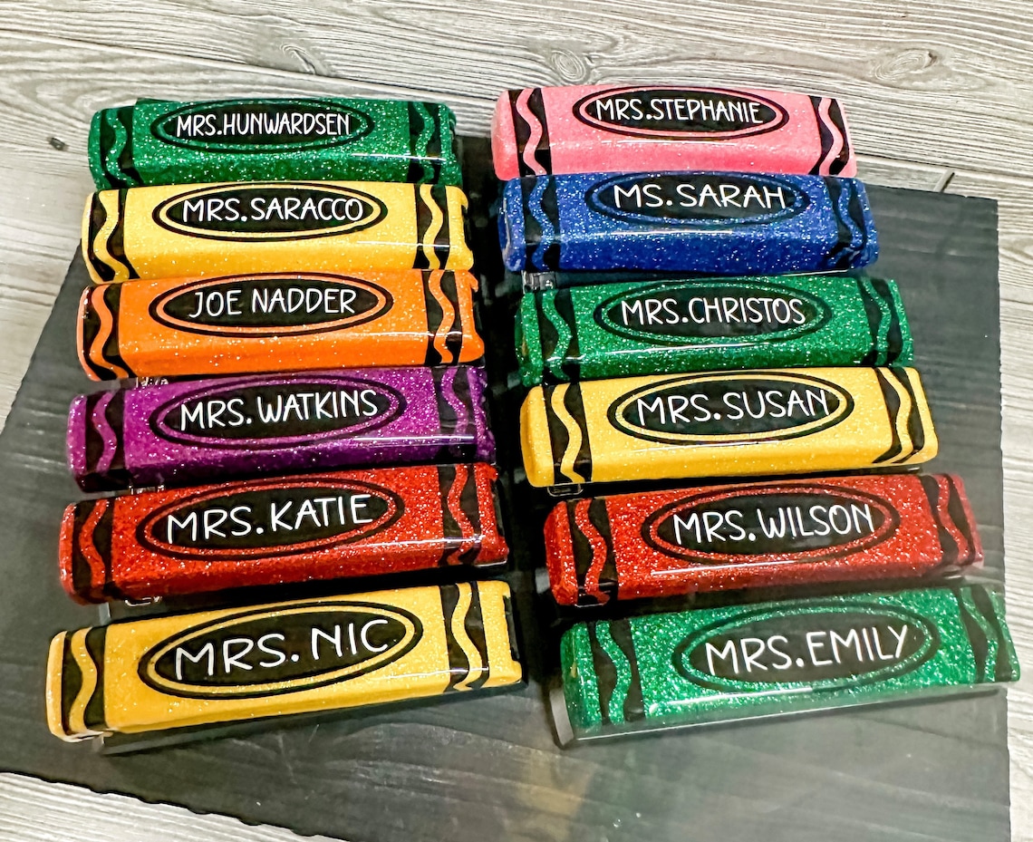 Crayon Stapler Teacher Gift Office Accessories School - Etsy