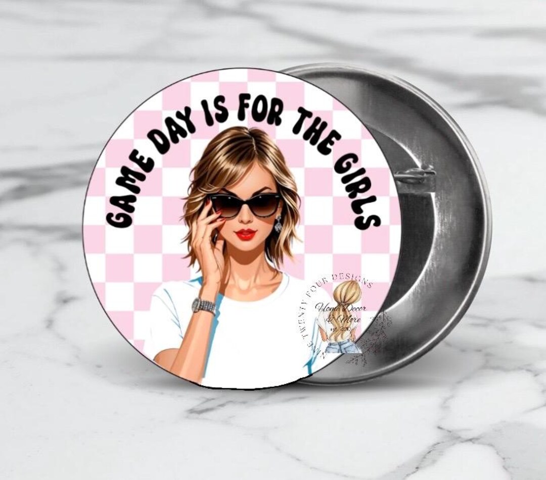 Game Day is for the Girls, Game Day Buttons, College Game Day, Football ...