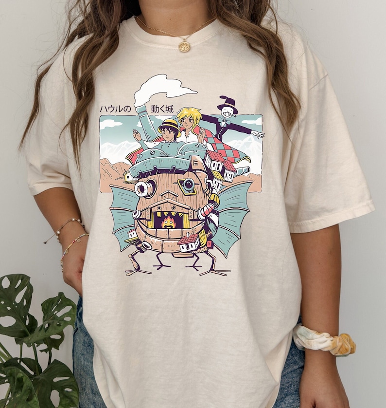 Howl's Moving Castle Shirt Howl and Sophie Shirt Howl - Etsy