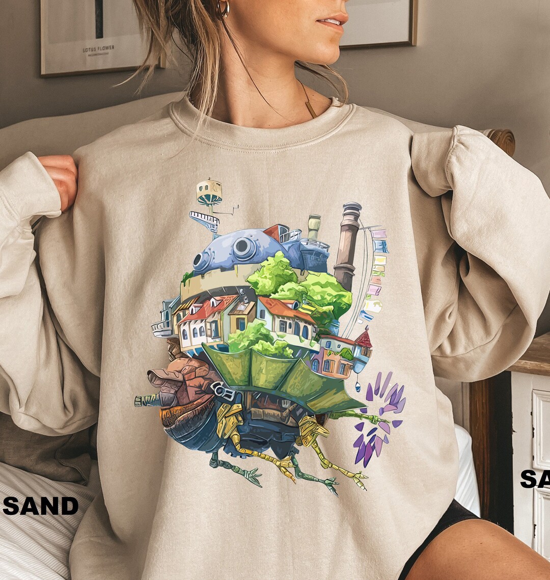 Howl's Moving Castle Shirt, Howl and Sophie Shirt, Howl Shirt, Calcifer ...