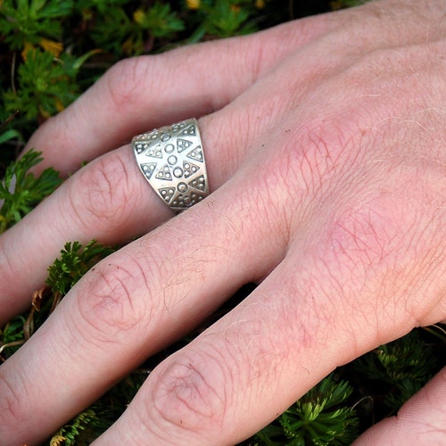 Sterling Silver Viking Ring Björkö - Etsy
