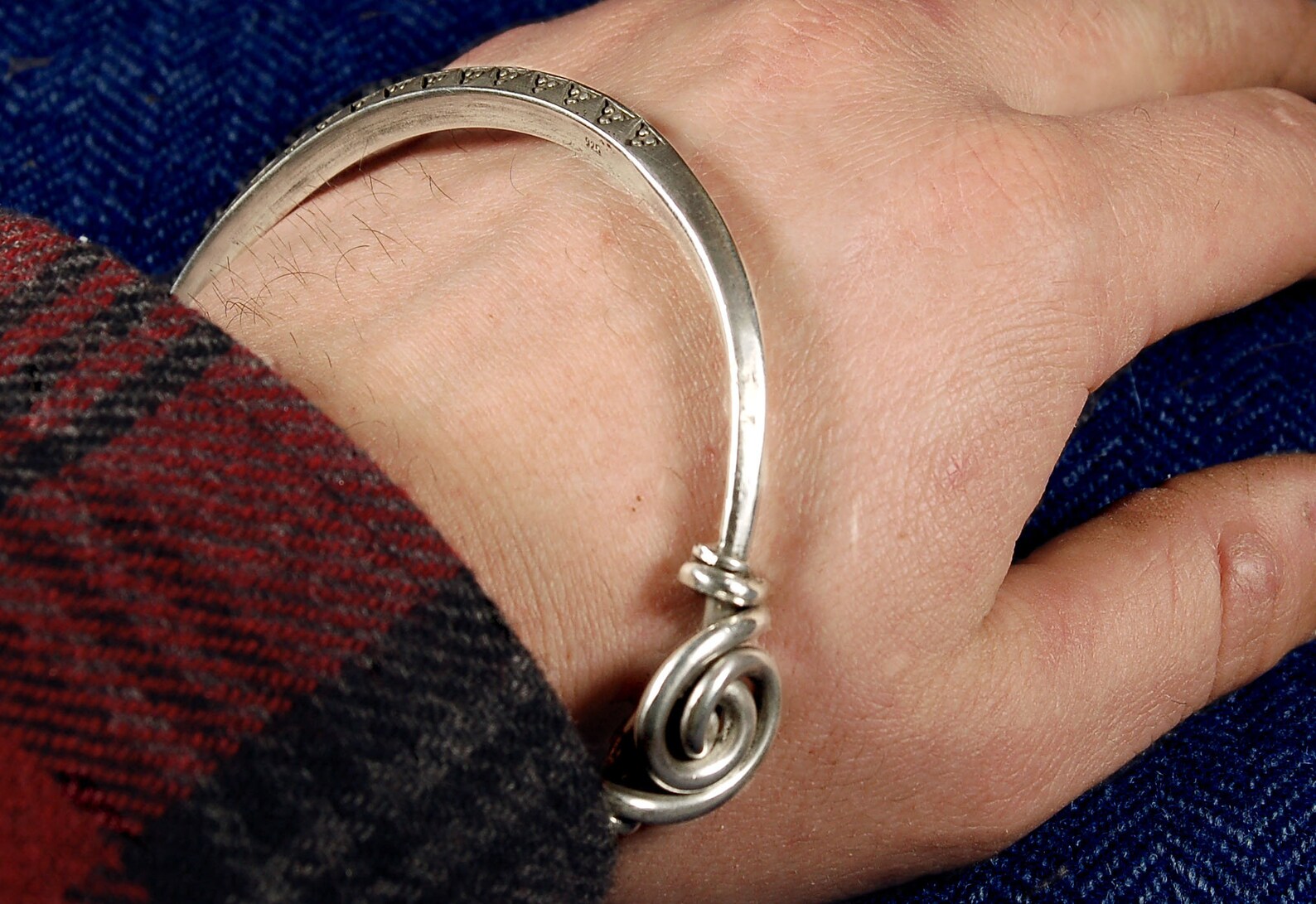 Sterling Silver Viking Arm Ring - Eskilstuna - Etsy