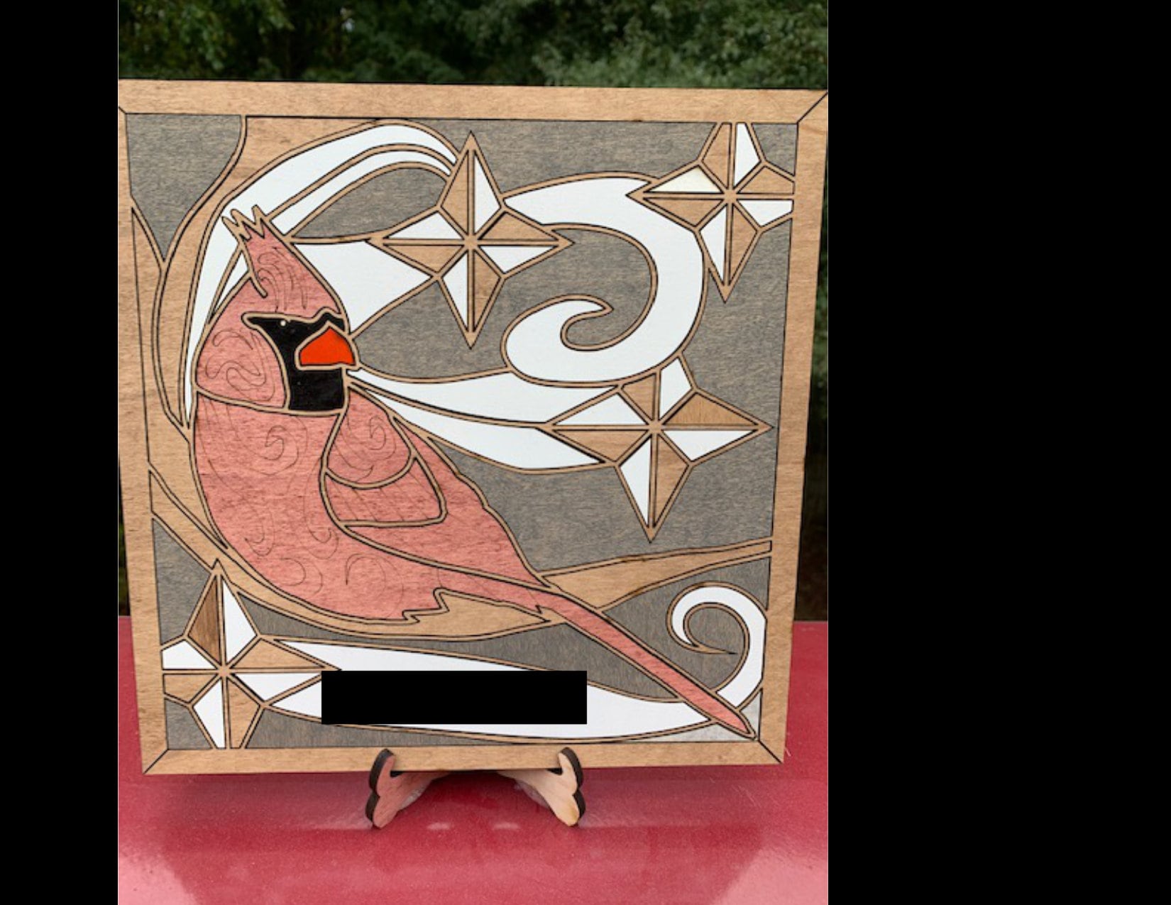 Cardinal Memorial Plaque Wall Decoration Shelf Sitter | Etsy