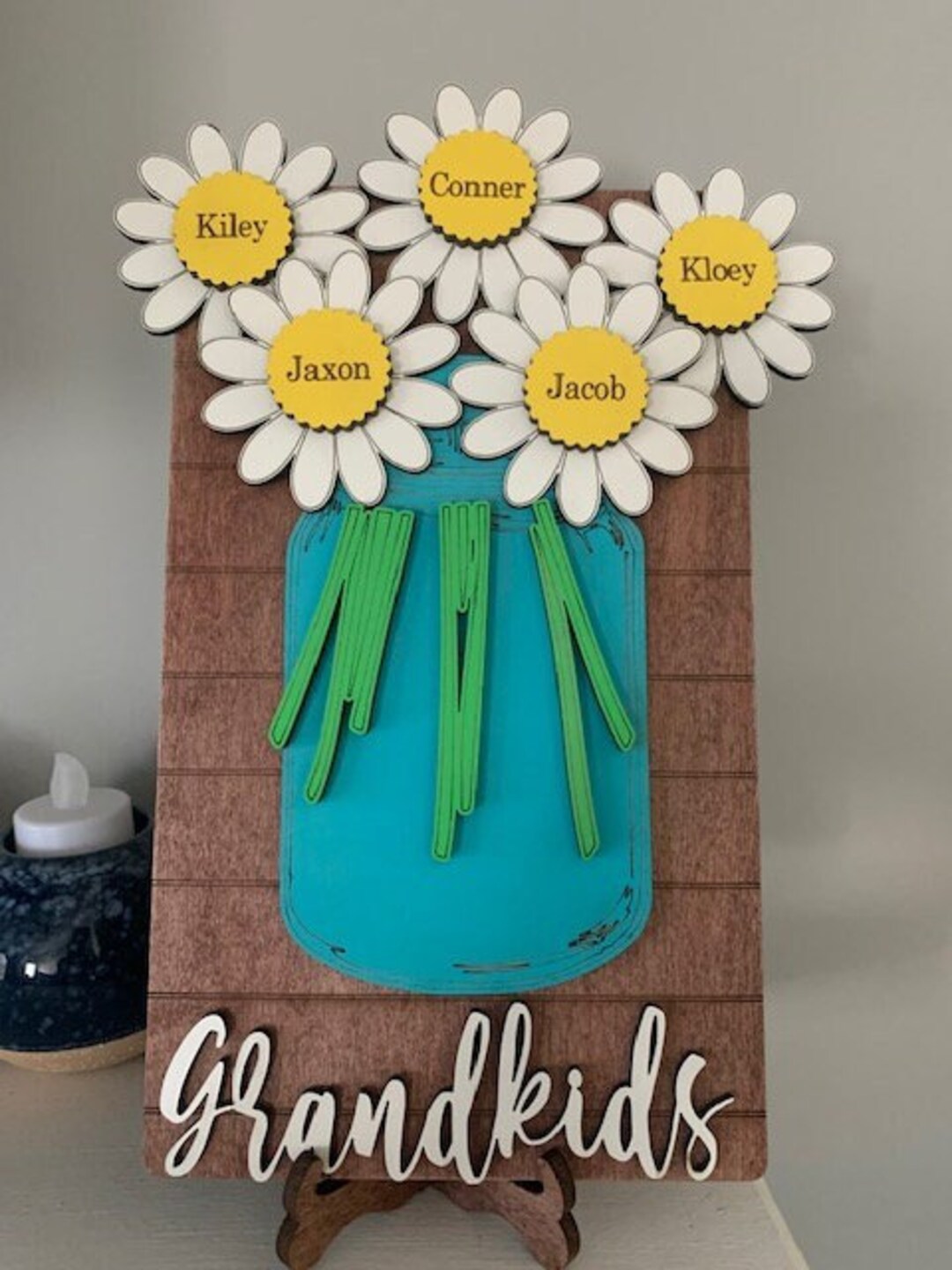 Mother's Day Personalized Flower Sign - Etsy