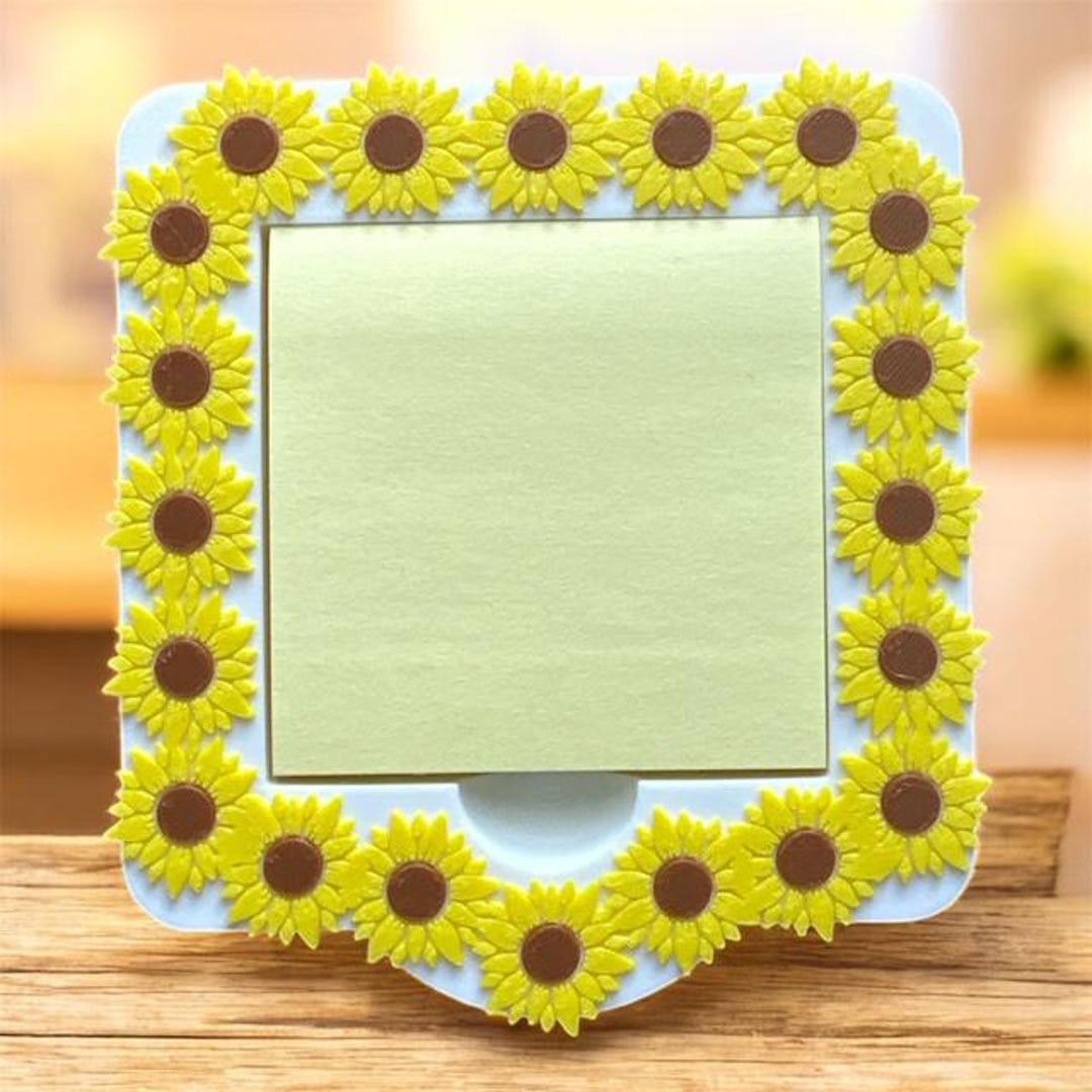Sunflower Sticky Note Holder - Etsy