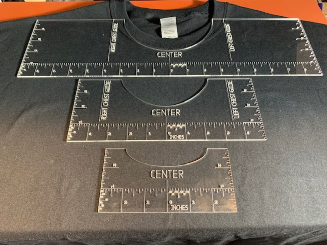 T-shirt Alignment Tool Tee Shirt Alignment Tool T-shirt Ruler - Etsy