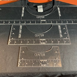 T-shirt Alignment Tool Tee Shirt Alignment Tool T-shirt Ruler | Etsy