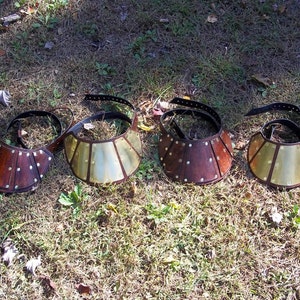 Leather Splint Pauldron Leather Armor - Etsy