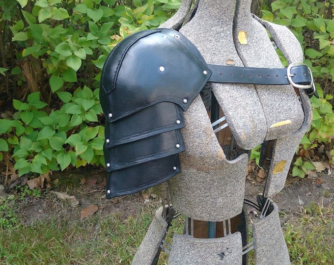 Leather Shoulder Armor Guards - Etsy