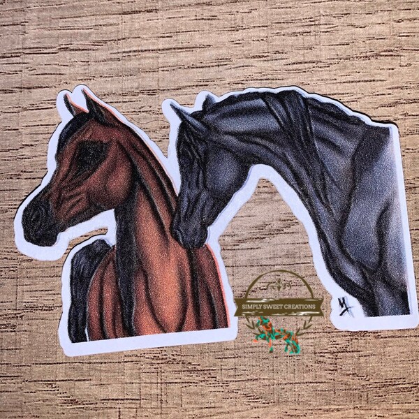 Black Arabian Horse Art - Etsy