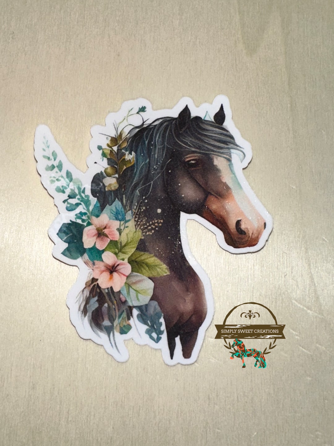 Horse Sticker, Boho Horse, Laptop Sticker, Pony Stickers, Cute Horse ...