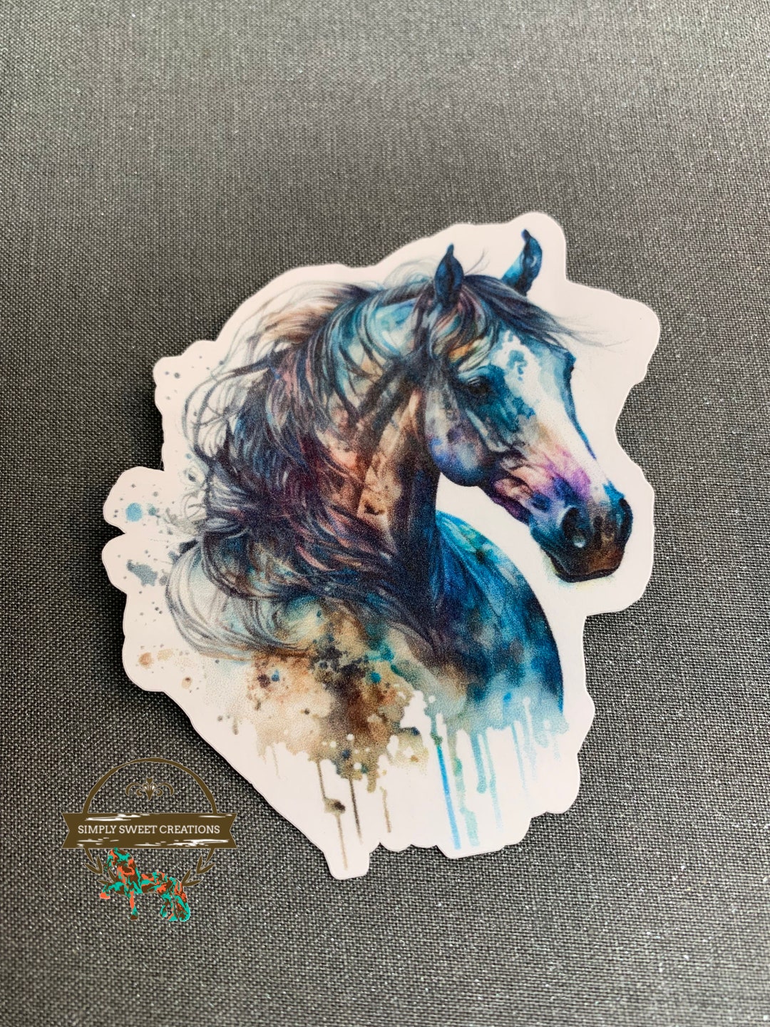 Horse Sticker, Boho Horse, Laptop Sticker, Pony Stickers, Cute Horse ...