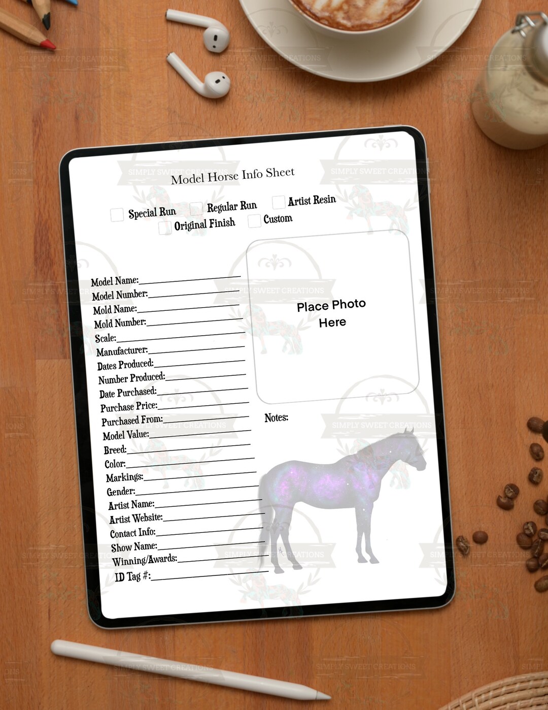 Breyer Horse, Model Horse, Peter Stone, Printable/digital Show Record ...