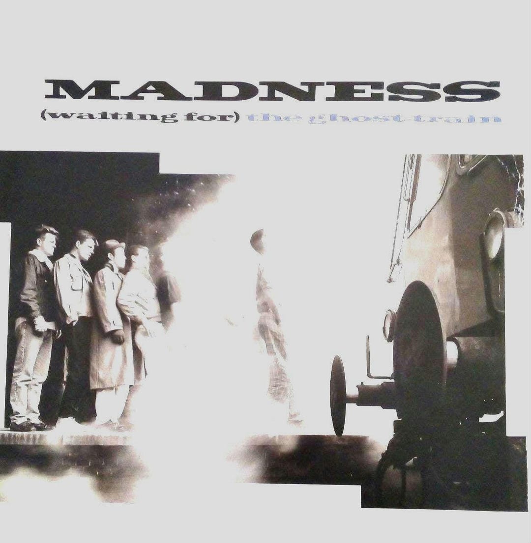 Madness - Waiting For The Ghost Train, single de vinil de 7 polegadas ...