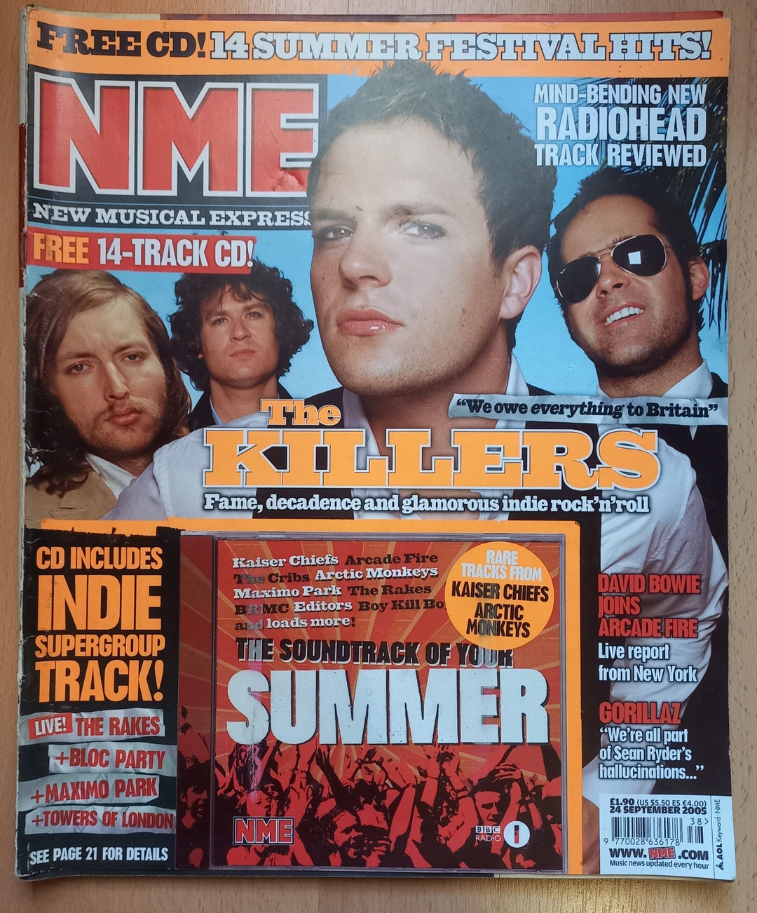 The Killers NME Rare Collectible Magazine - Etsy