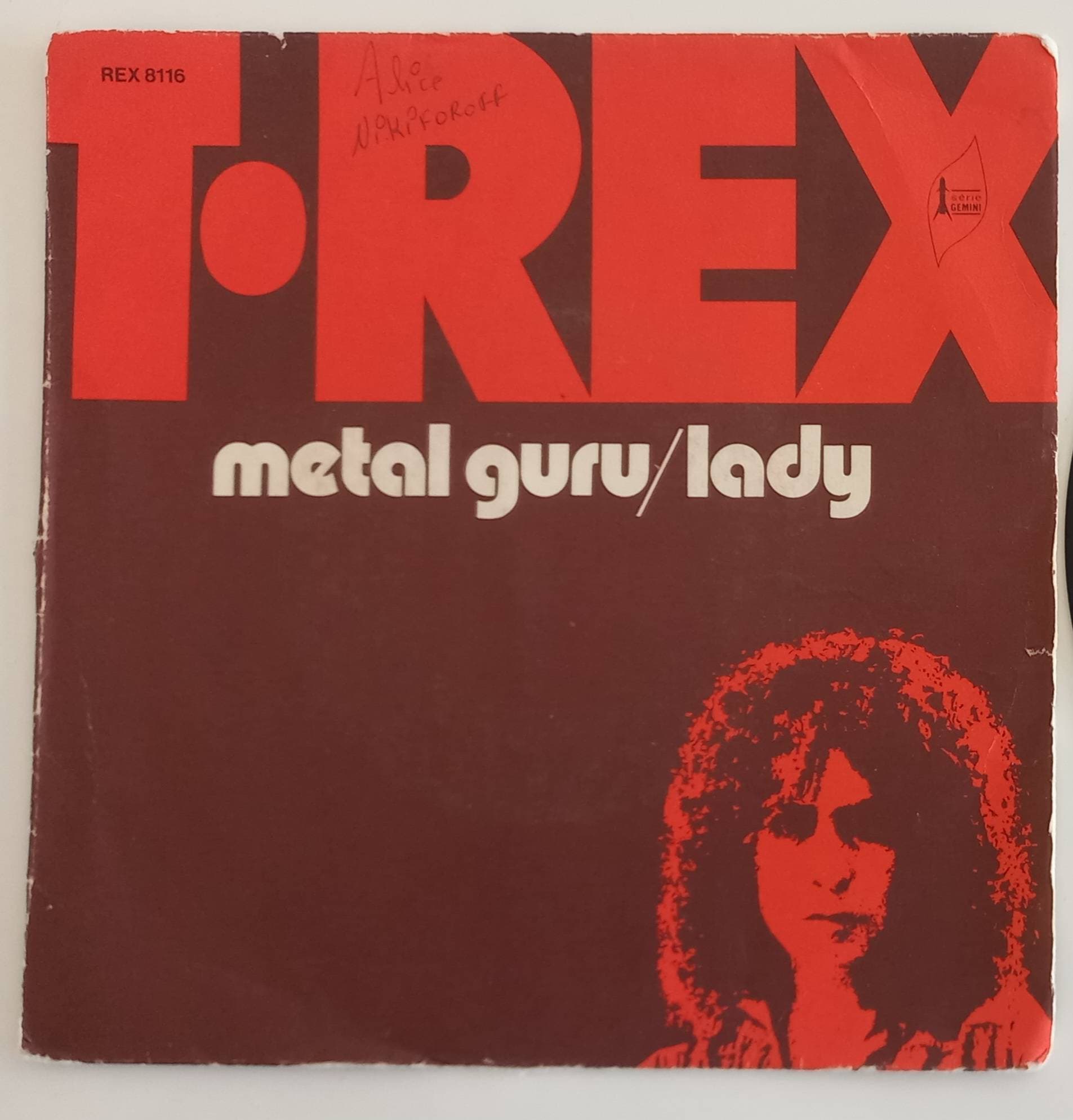 T REX Metal Guru 1972 French Issue Rare Original 7 45rpm - Etsy UK