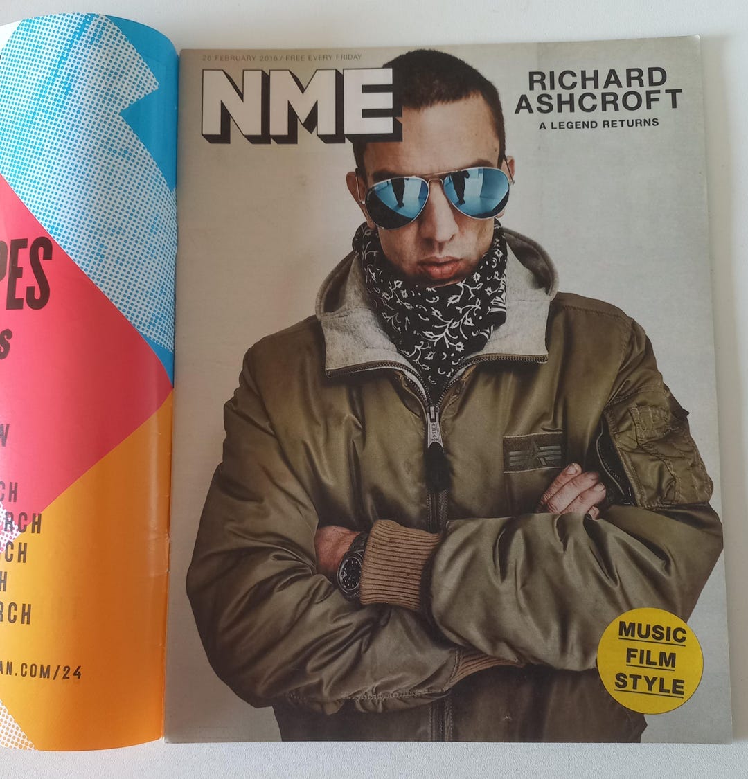 Richard Ashcroft New Musical Express Revista NME Música rara ...