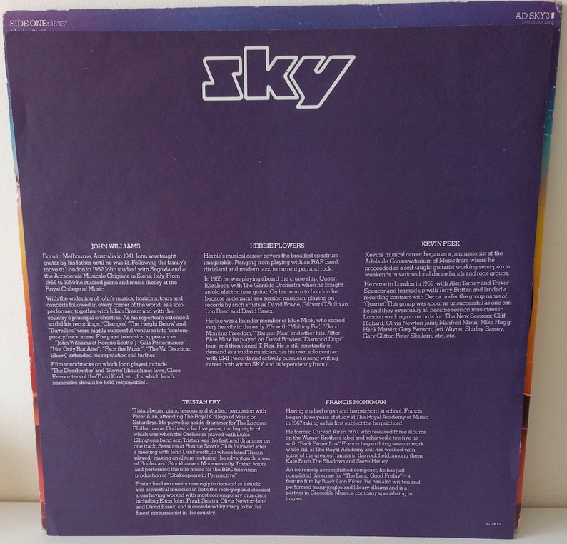 SKY Sky 2 1980 Uk Issue Original Double Vinyl Lp 33rpm Album Record ...