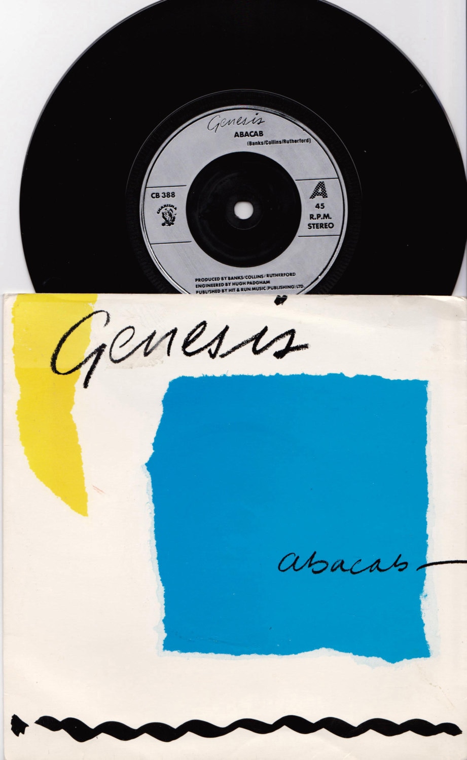 GENESIS Abacab 1981 Uk Issue Original 7" Single 45 Rpm Vinyl Record ...