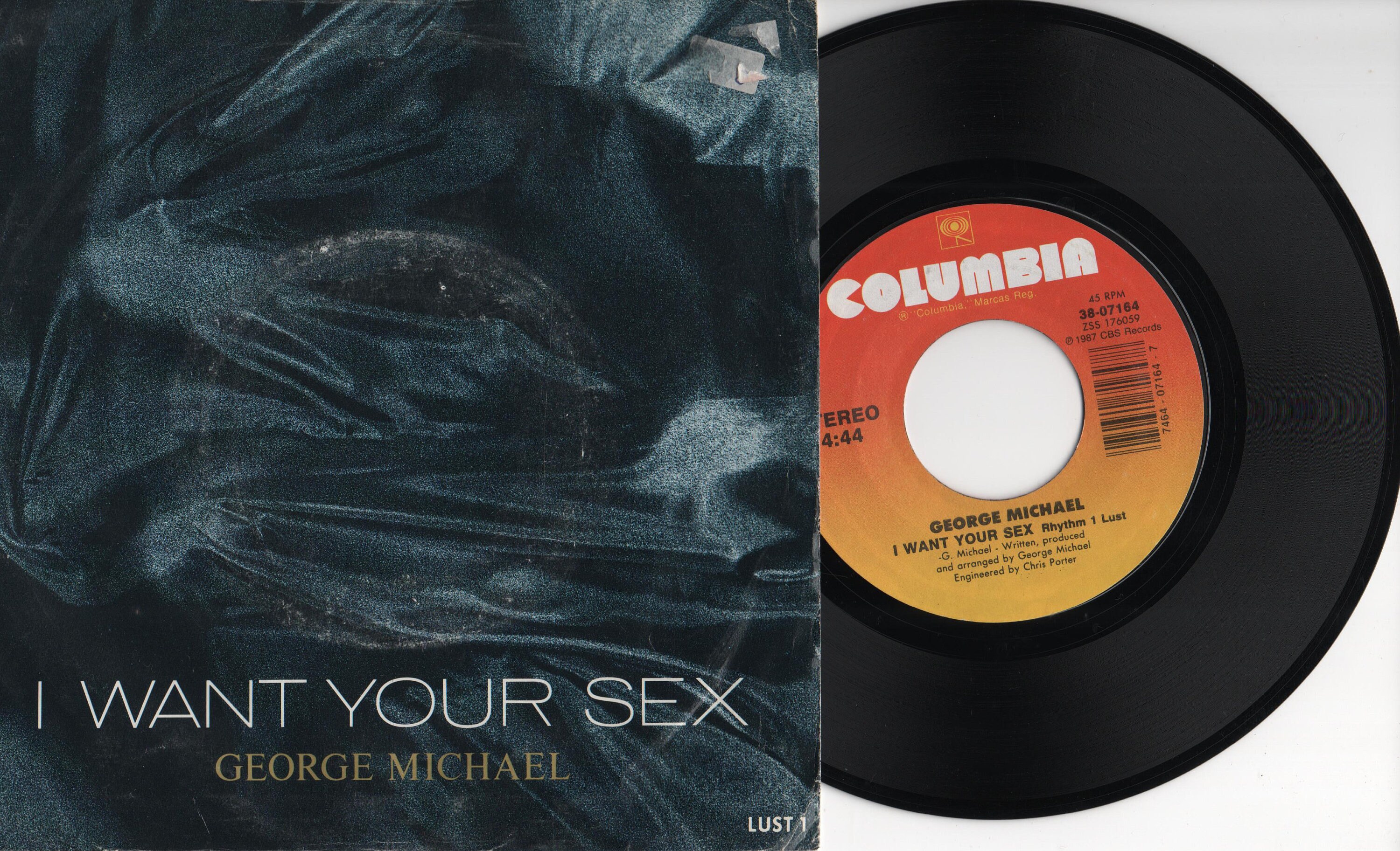 George Michael I Want Your Sex 1987 Usa Issue Original 7 45rpm Vinyl