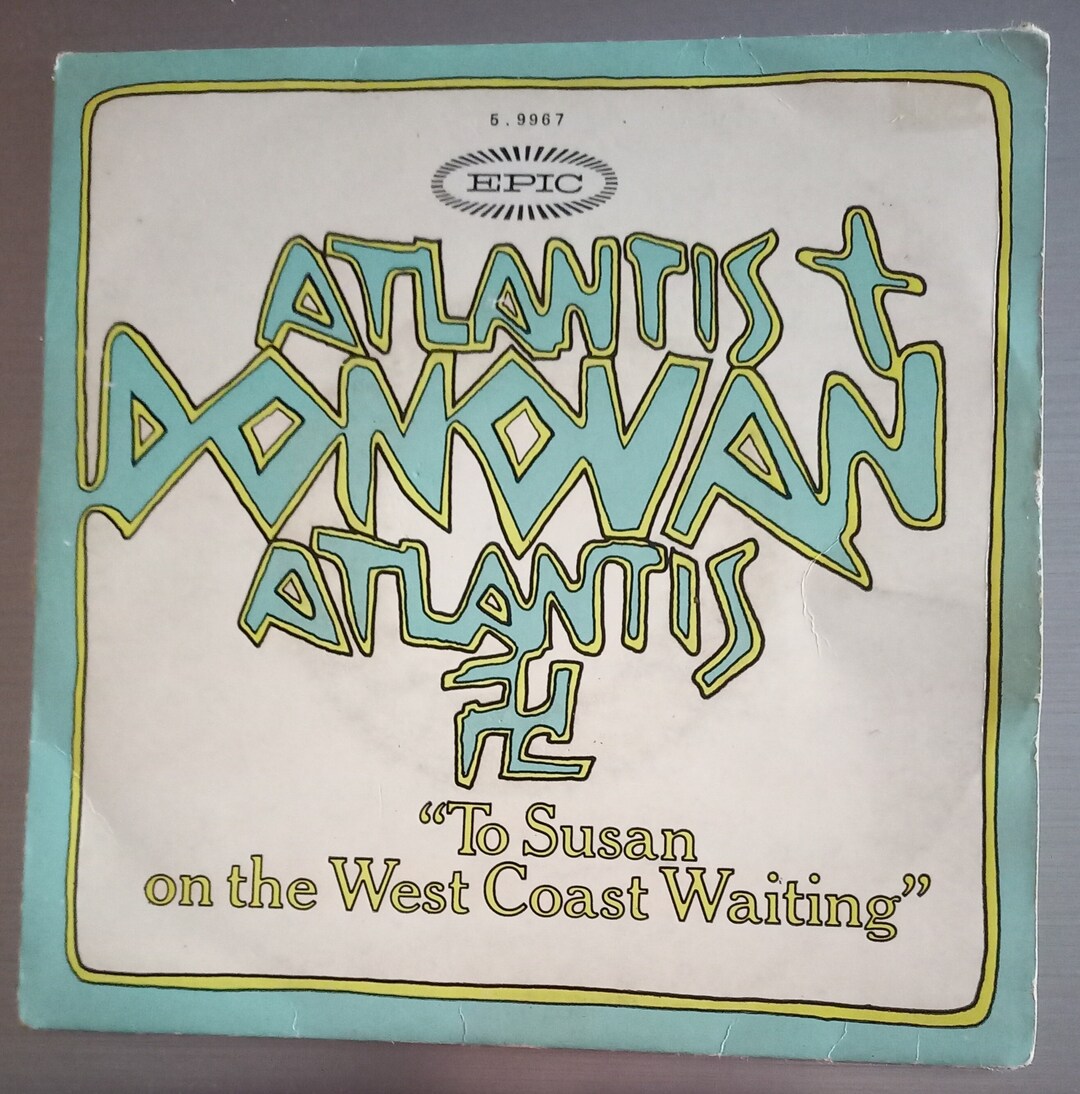 Donovan – Atlantis 1969 Portugal Issue Original Very Rare 7" 45 Rpm ...