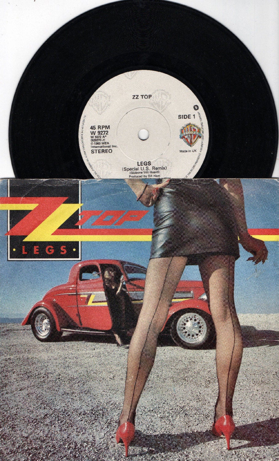 Zz Top Legs 1985 Uk Issue Original 7 45rpm Vinyl Single Etsy