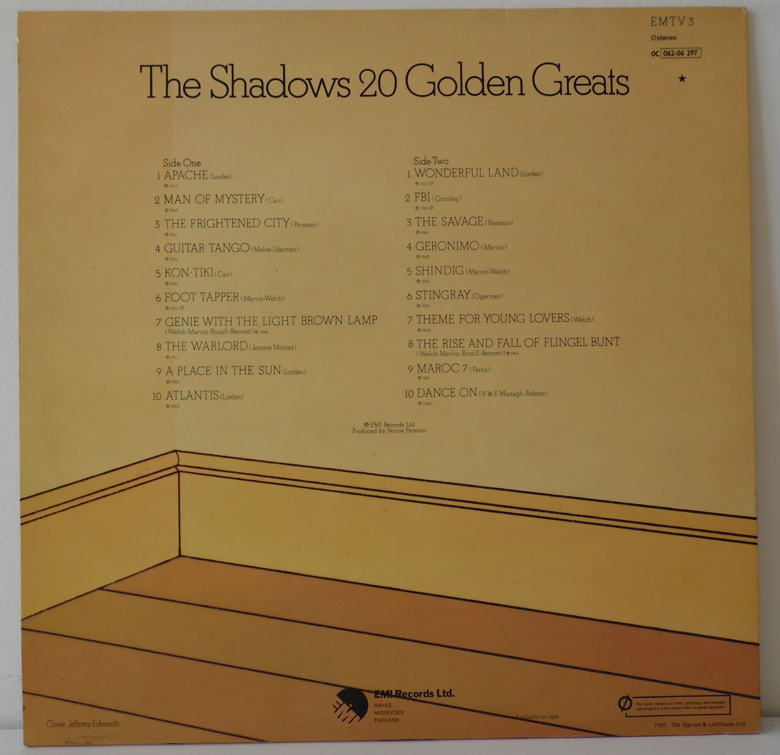 The SHADOWS 20 Golden Greats 1977 UK Issue Original Stereo Vinyl Lp ...