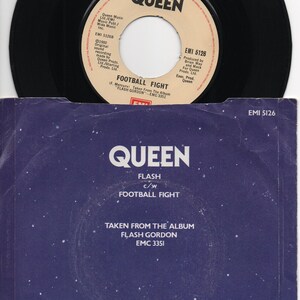 QUEEN Flash 1980 UK Issue Original 7" 45 Rpm Vinyl Record EMI5126 - Etsy