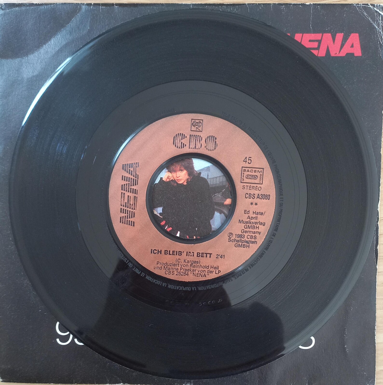 Nena - 99 Luftballons / 99 Red Balloons 1983 German Issue Rare Original ...