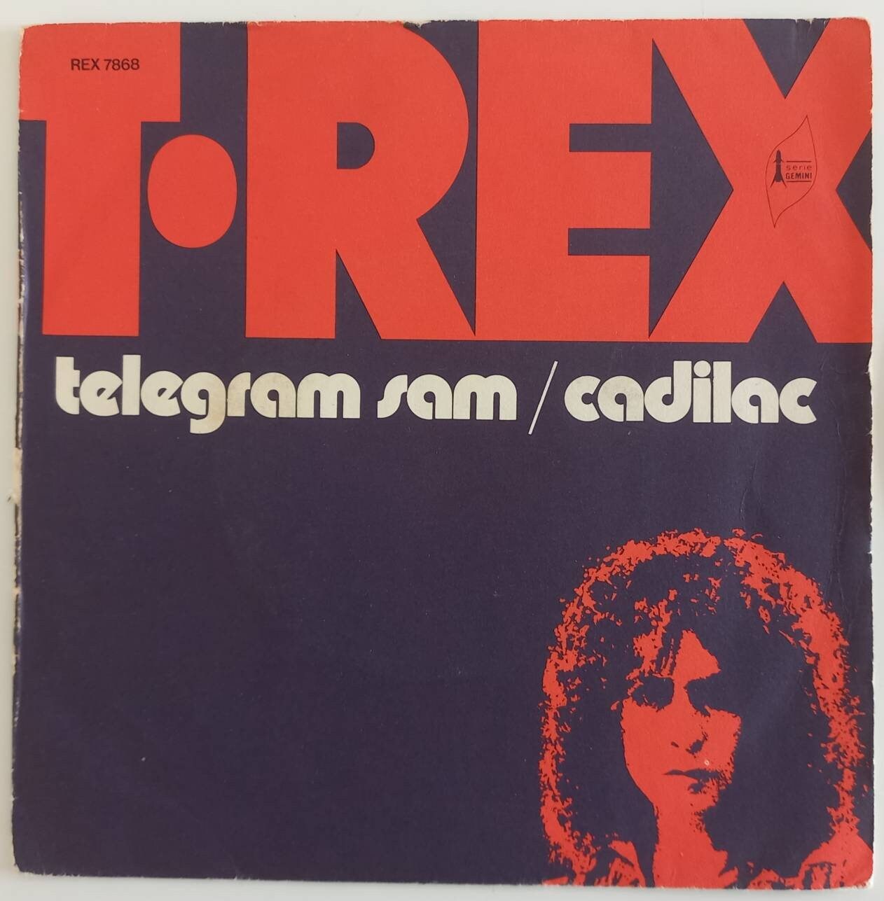 T REX Telegram Sam 1972 French Issue Rare Original 7 - Etsy