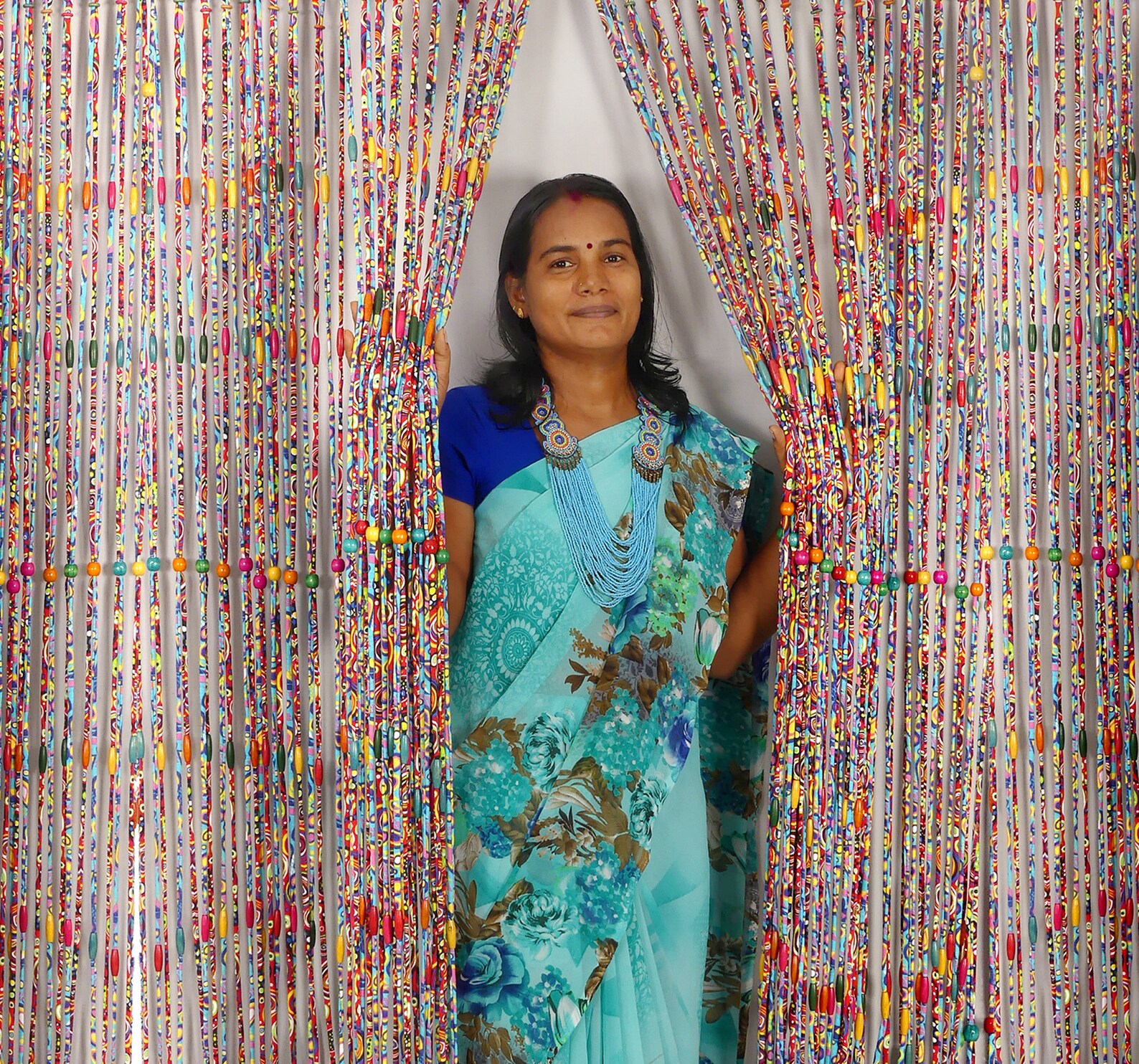 PEARL CURTAIN Wooden Bead Door Curtain Bohemian Curtain - Etsy