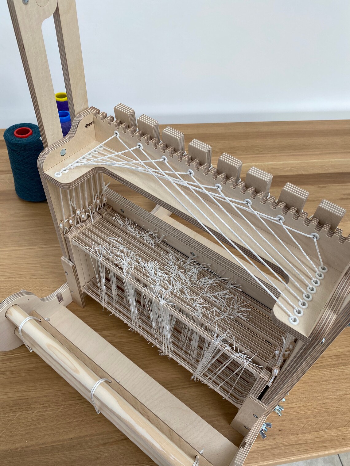 Eight Shaft Table Loom Collapsible Light Loom Handmade - Etsy UK