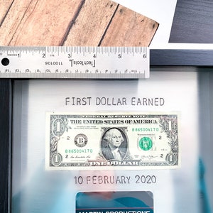 First Dollar Frame: Personalized New Business Gift, Entrepreneur Office ...