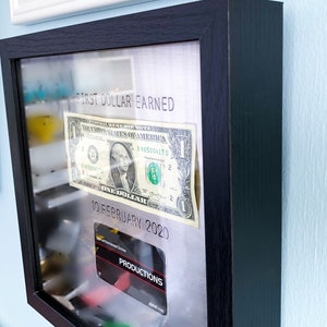 First Dollar Frame: Personalized New Business Gift, Entrepreneur Office ...