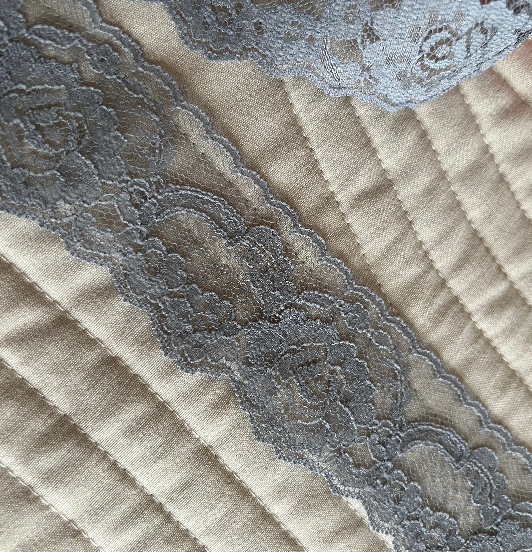 Lovely Grey Lace Trim Floral Decorative Lace Lingerie Lace Craft ...