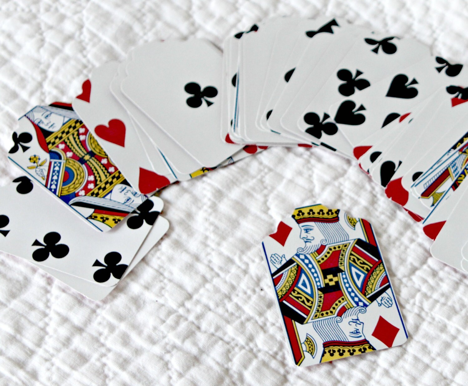 50 Reclaimed Dealer's Deck Playing Card Paper Tag Labels for Wedding ...