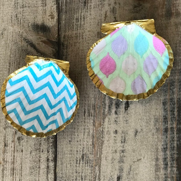 Decoupage Shells - Etsy