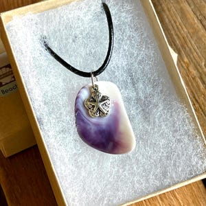 Wampum Necklace, Wampum Jewelry, Natural Wampum Pendant, Native ...