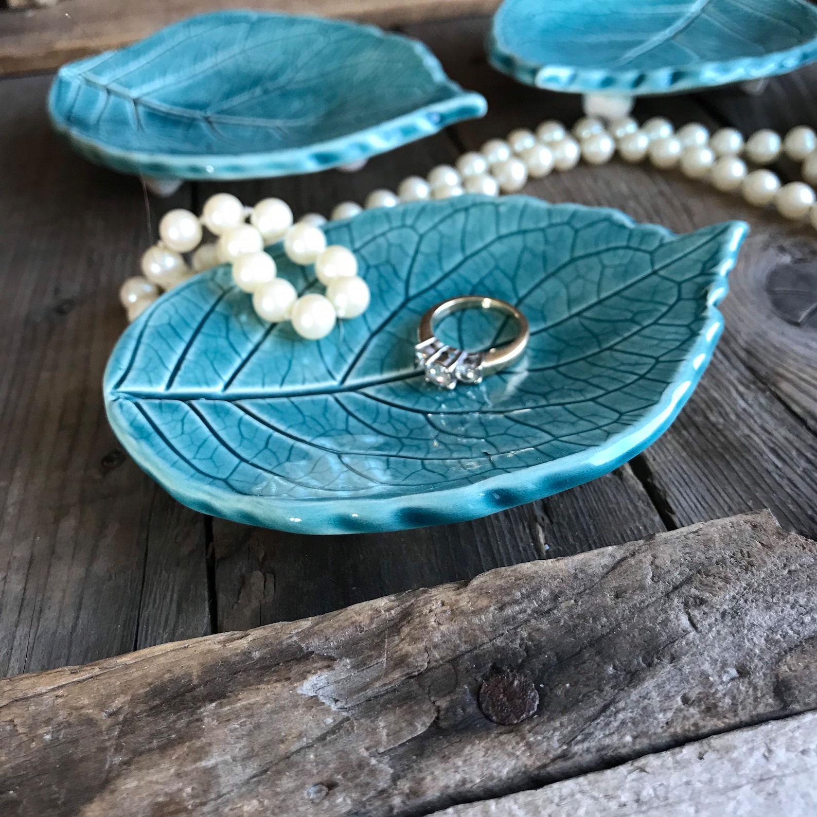 Blue Leaf Bowls Leaf Dish Hydrangea Leaf Bowl Eco-friendly - Etsy