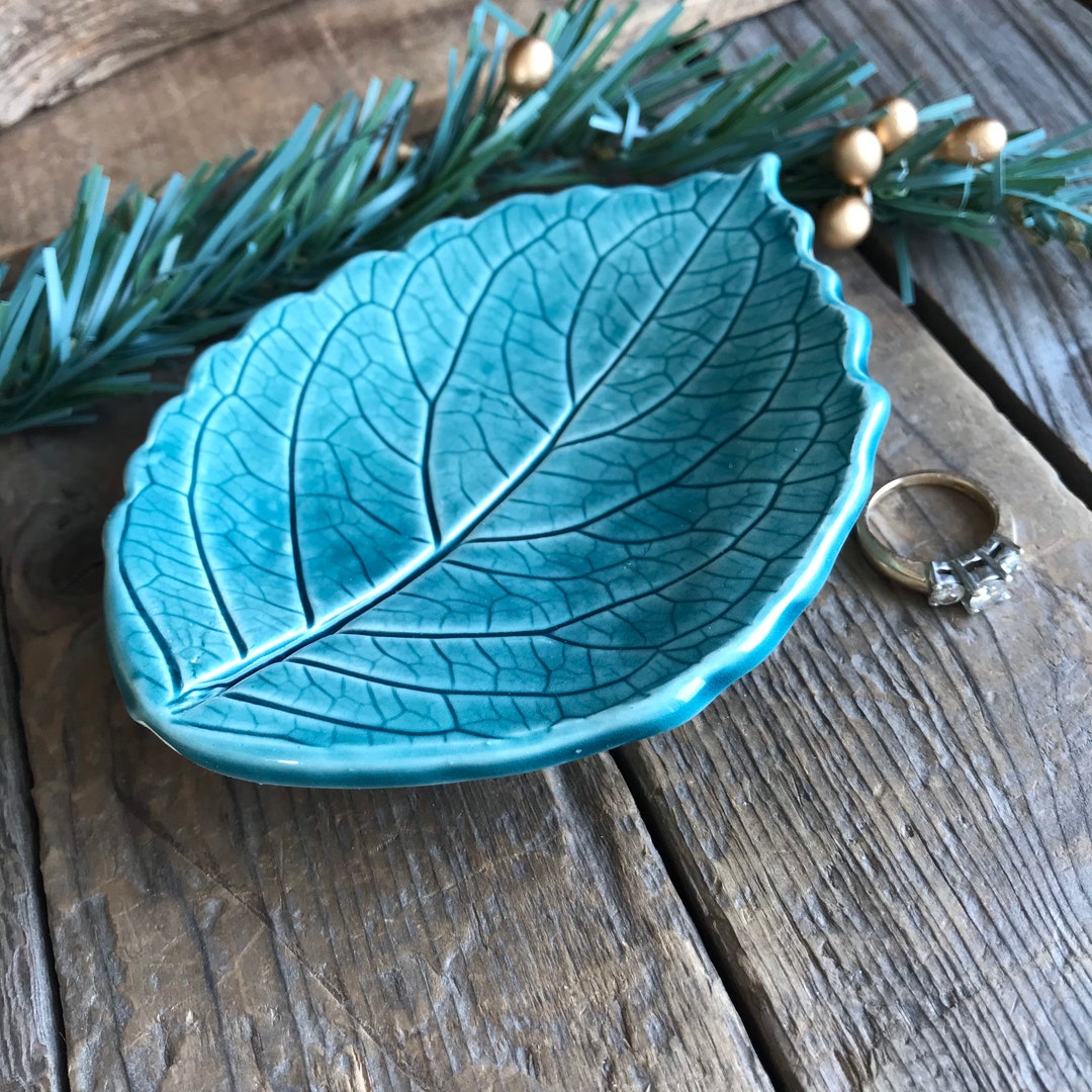 Blue Leaf Bowls Leaf Dish Hydrangea Leaf Bowl Eco-friendly - Etsy