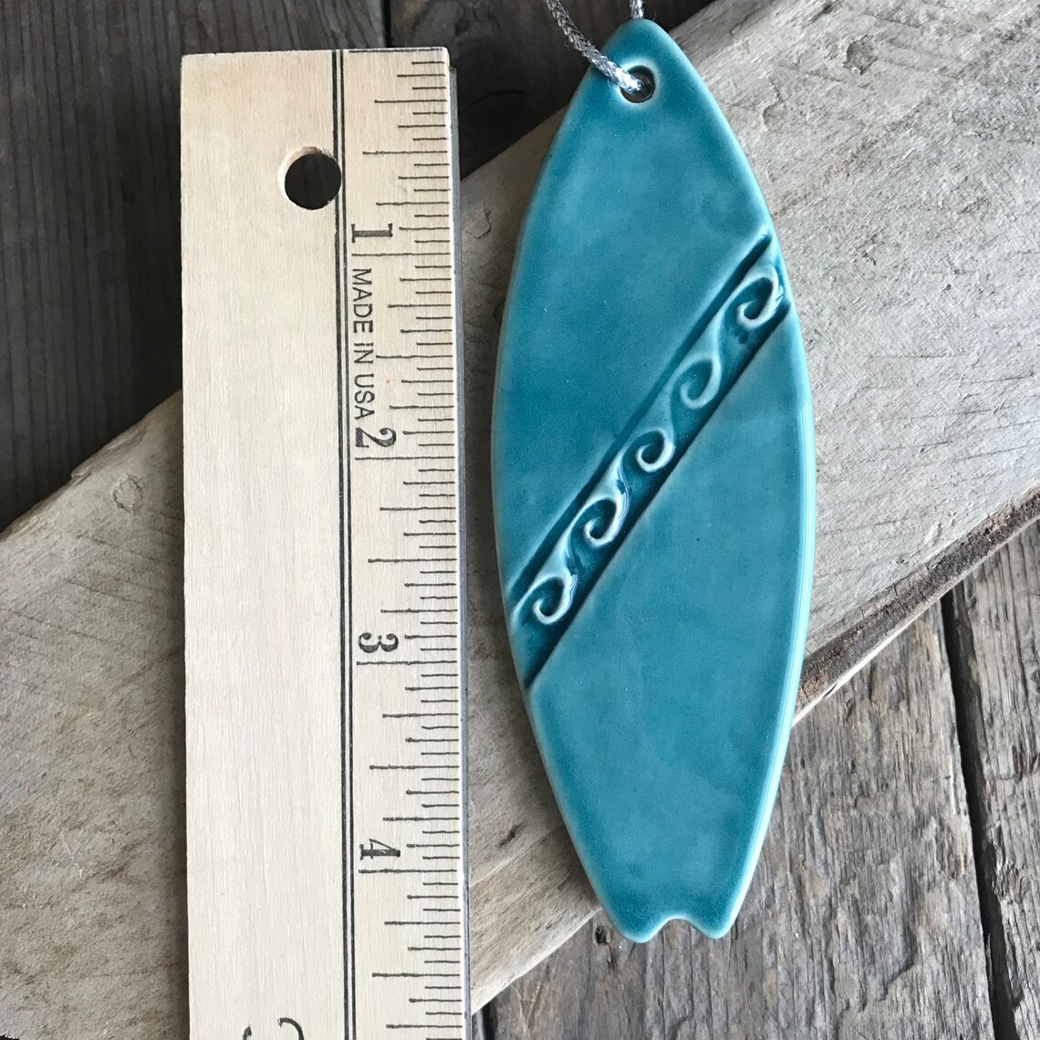 Surfboard Ornament Ceramic 2022 Surfer Ornament - Etsy