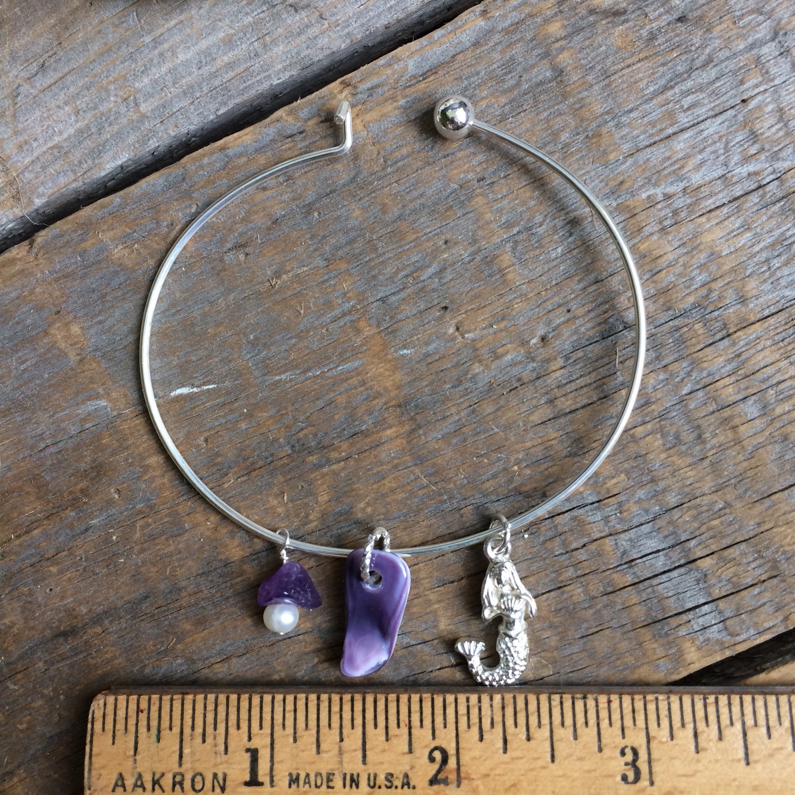 Wampum Bracelet Wampum Jewelry Amethyst and Pearl Jewelry | Etsy