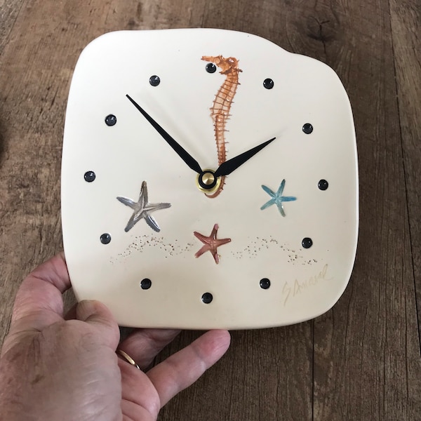 Seashell Clock - Etsy