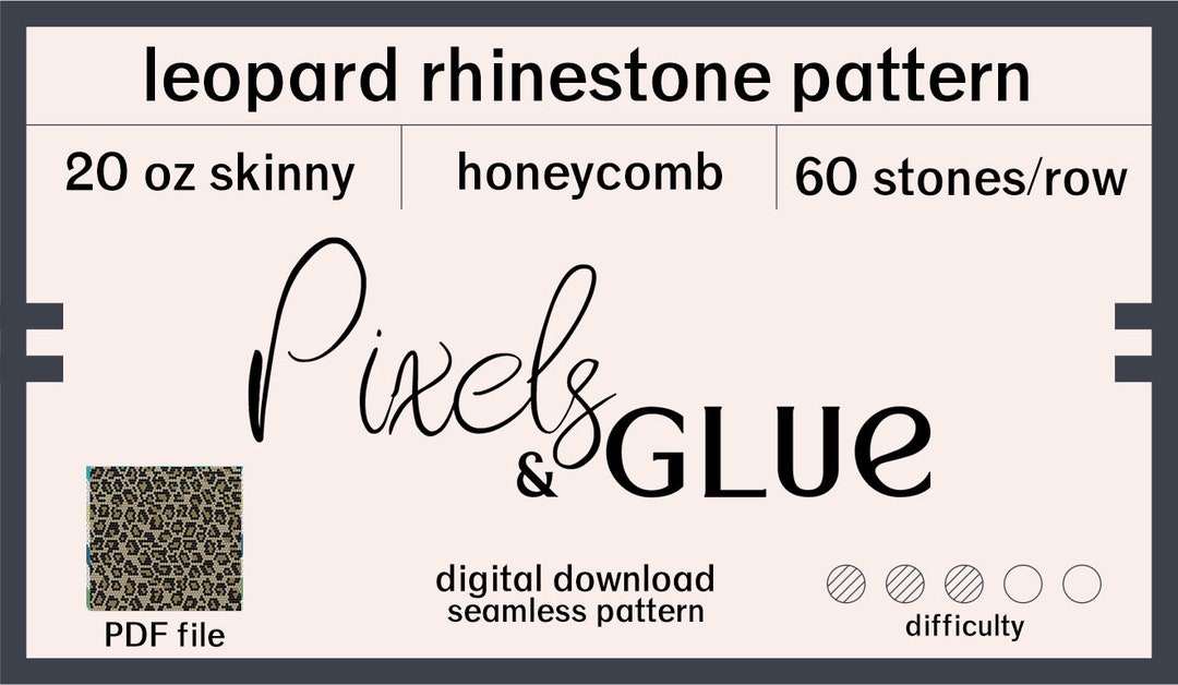 Pixel Pattern - Leopard 1 - Etsy