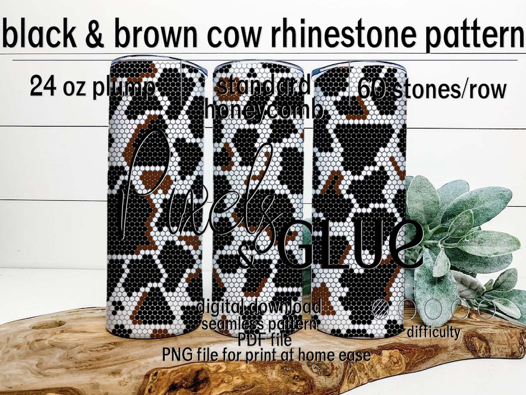 Standard Honeycomb 24 Oz Plump Cow Print Pattern 2 Ss16 Etsy